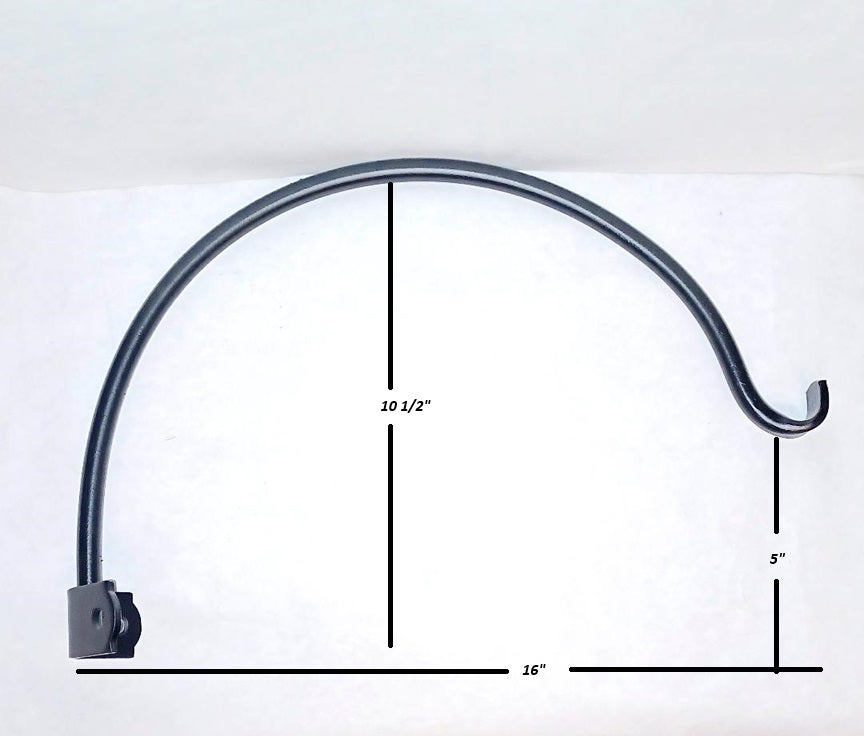 16" Pockets into any Corner hook Heavy duty made out of solid 1/2 roun ...