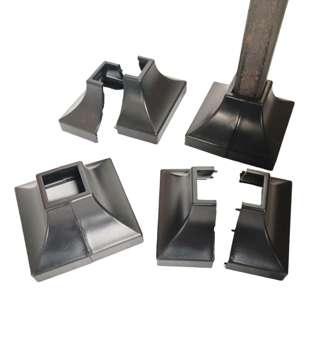 1" Rail posts outdoor railing base covers 4 pk post Snap ON New or Old ...
