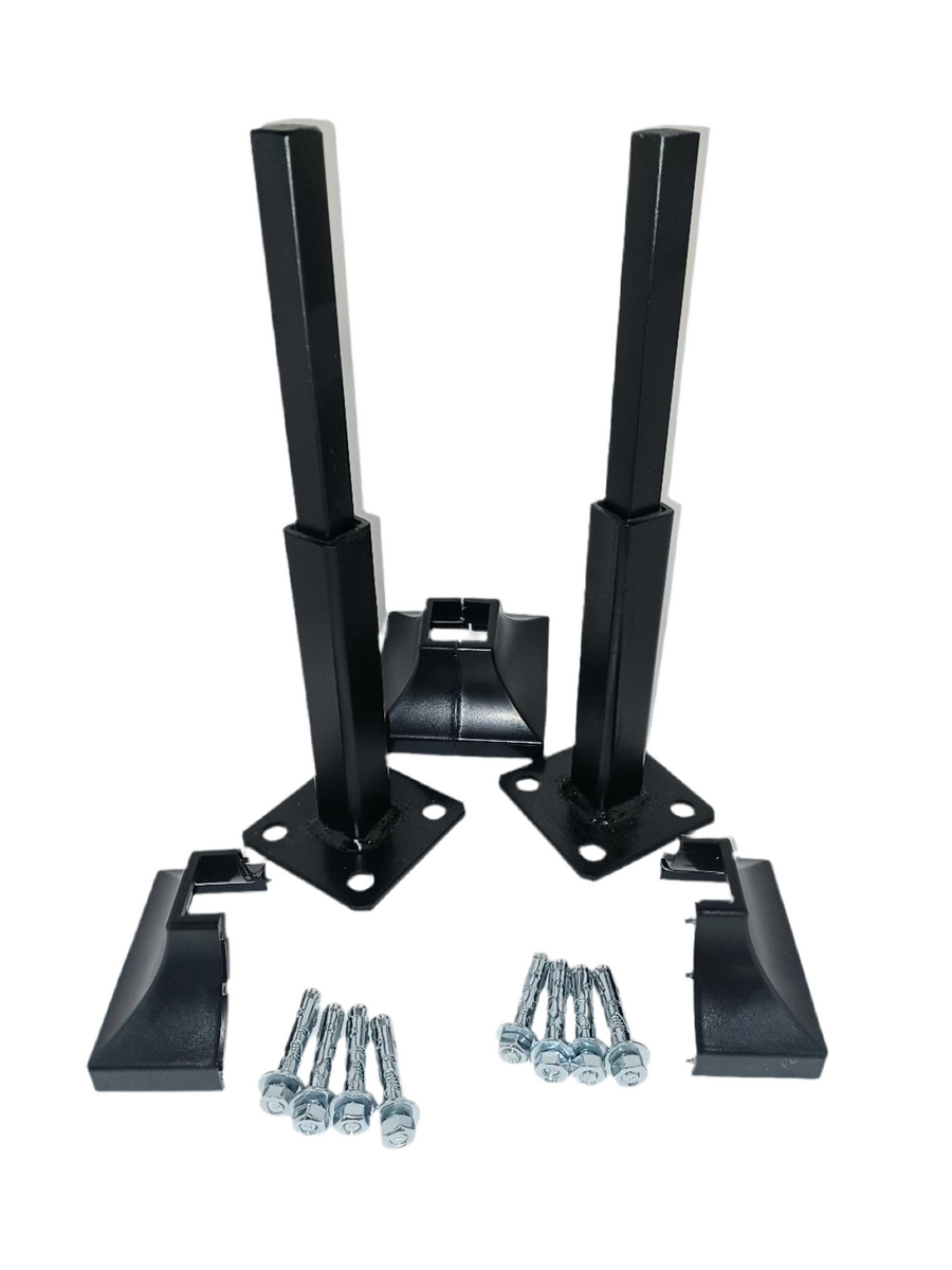 ANVIL'S 1" Outdoor Step Handrail Repair Brackets 2 pk for Loose Railin ...