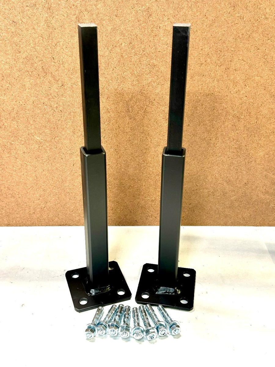 Anvil Railing Base Repair mount for 1" rusted metal posts 6" repair le ...