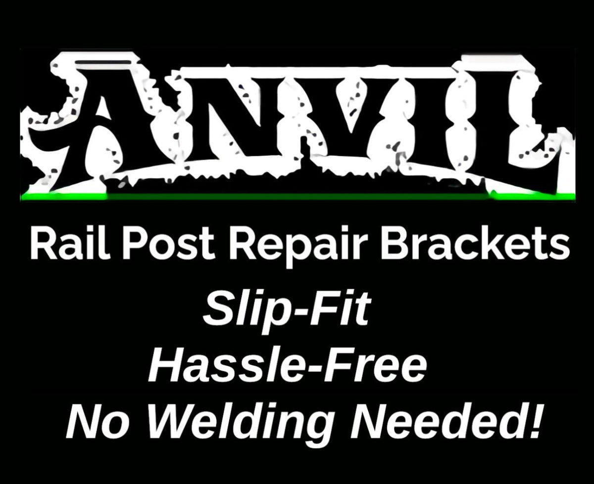 1 1/4" Deck post 4" Repair Step Railing Bases -Stairs Broken Handrail ...