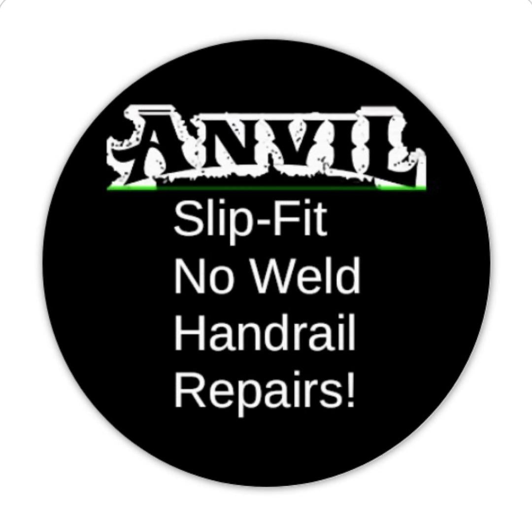 Secure loose rails 1" indoor outdoor metal Handrail repair base 4" H ...