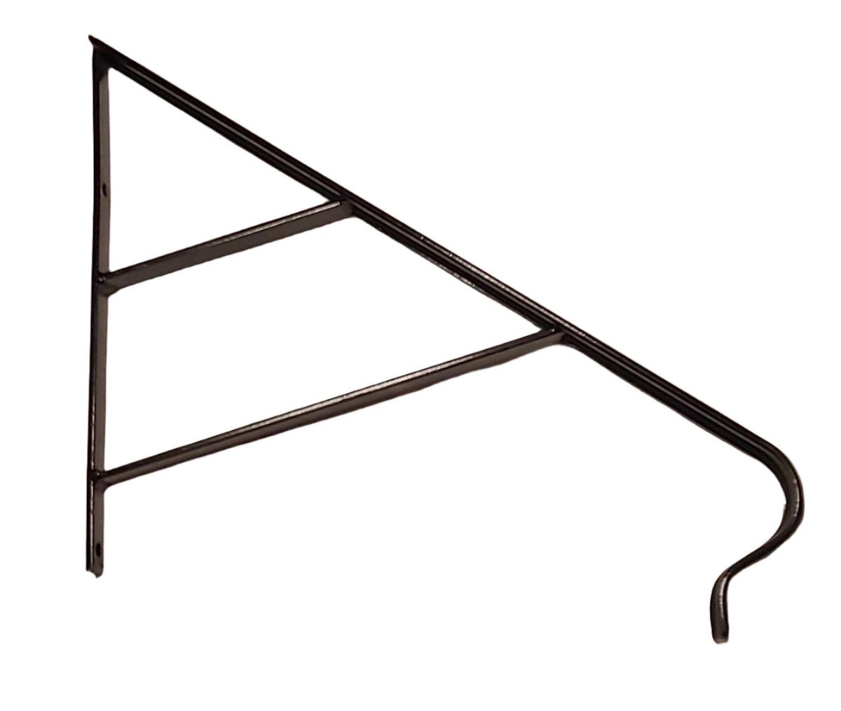 Traditional LAMB TONGUE GRAB RAIL 27" STRAIGHT supports 2 to 3 step Ha ...